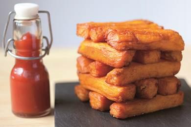 Triple Cooked Sweet Potato Fries | Kitchen Geekery